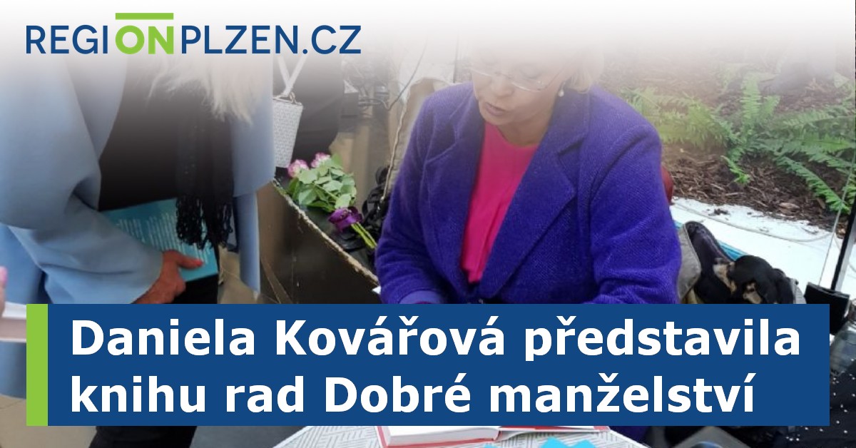 Daniela Kovářová představila knihu rad Dobré manželství / Zprávy ...