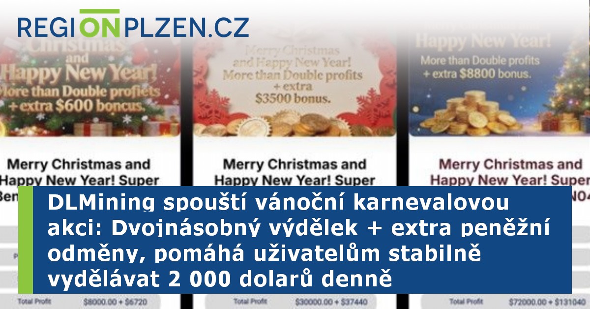 DLMining spouští vánoční karnevalovou akci: Dvojnásobný výdělek + extra ...