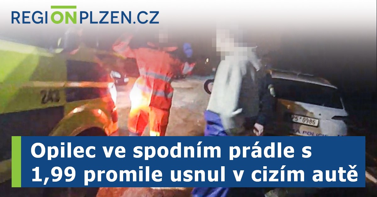 Opilec ve spodním prádle s 1,99 promile usnul v cizím autě / Zprávy ...