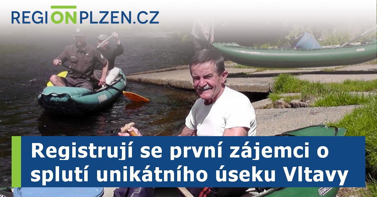 Registrují se první zájemci o splutí unikátního úseku Vltavy / Zprávy ...